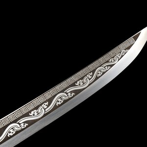 Embroidered Spring Sword,full Tang Samurai Sword Japanese Katana ...