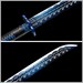 Embroidered Spring Sword Handmade Manganese Steel Full Tang Katana High ...