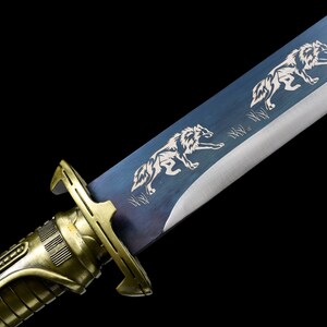 Mecha Jinyiwei Short Knife Japanese Samurai Sword Katana Medium-sized ...