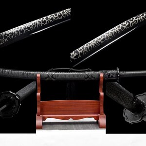 Embroidered Spring Sword,full Tang Samurai Sword Japanese Katana ...