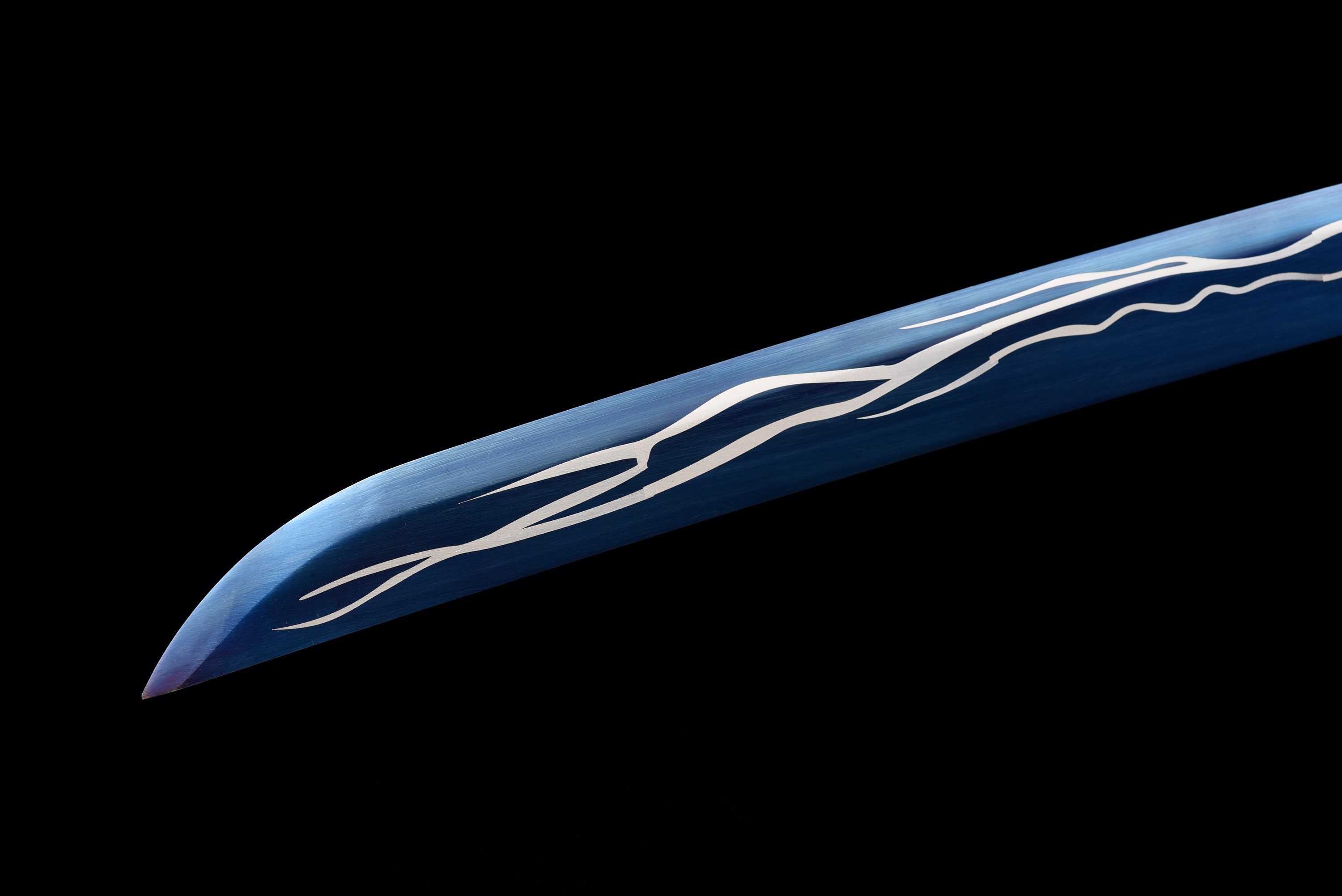 Embroidered Spring Sword,full Tang Samurai Sword Japanese Katana ...