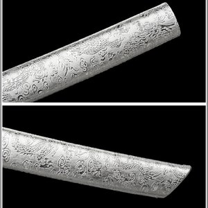 Embroidered Spring Sword,full Tang Samurai Sword Japanese Katana ...