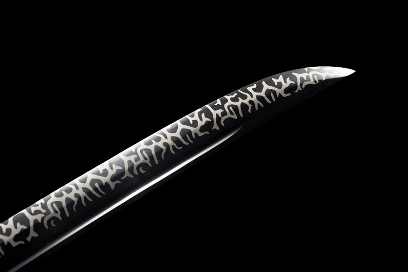 Embroidered Spring Sword,full Tang Samurai Sword Japanese Katana ...