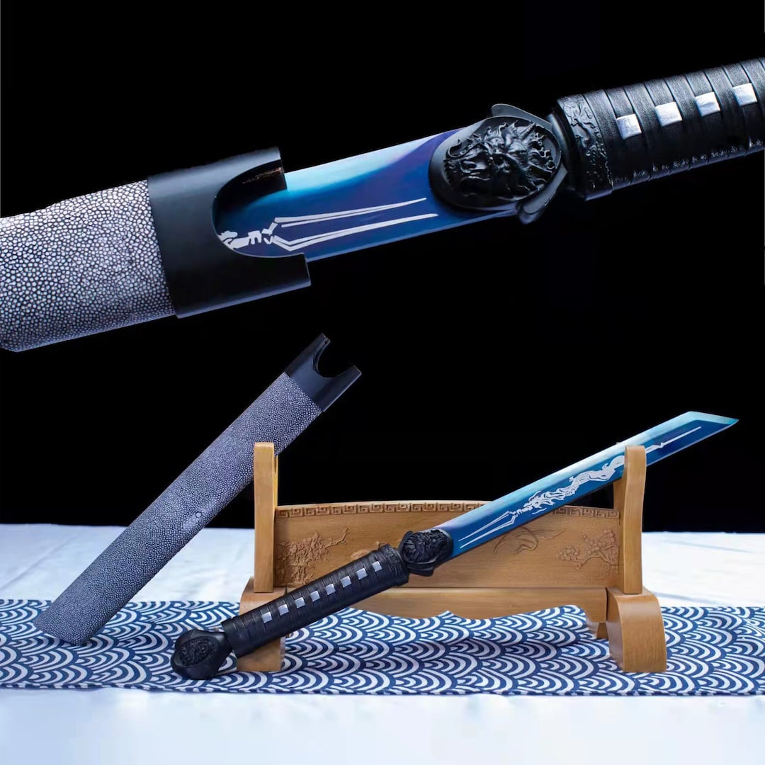 Samurai Sword Japanese Katana Small Katana Tang Sword Jingyiwei ...