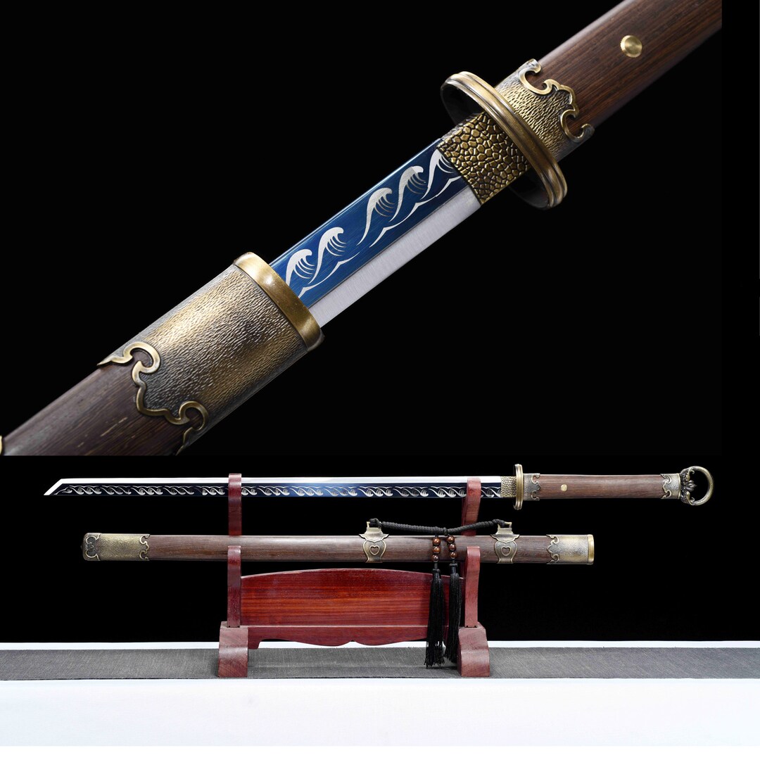 Ring-headed Tang Sword,samurai Sword Katana Real Samurai Sword Straight ...
