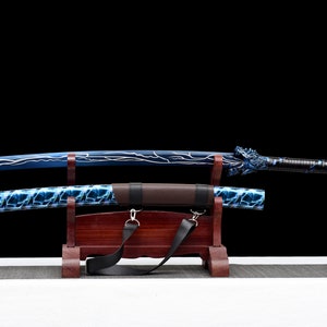 Embroidered Spring Sword,full Tang Samurai Sword Japanese Katana ...