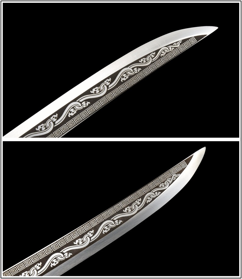 Embroidered Spring Sword,full Tang Samurai Sword Japanese Katana ...