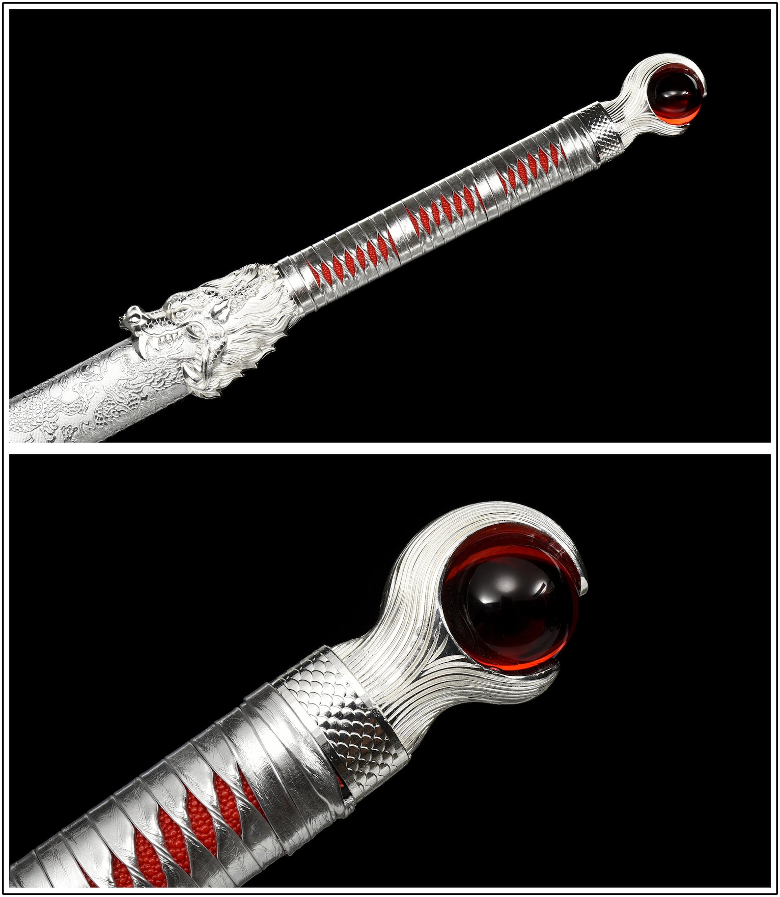 Embroidered Spring Sword,full Tang Samurai Sword Japanese Katana ...