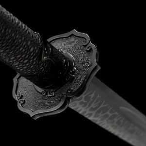 Embroidered Spring Sword,full Tang Samurai Sword Japanese Katana ...