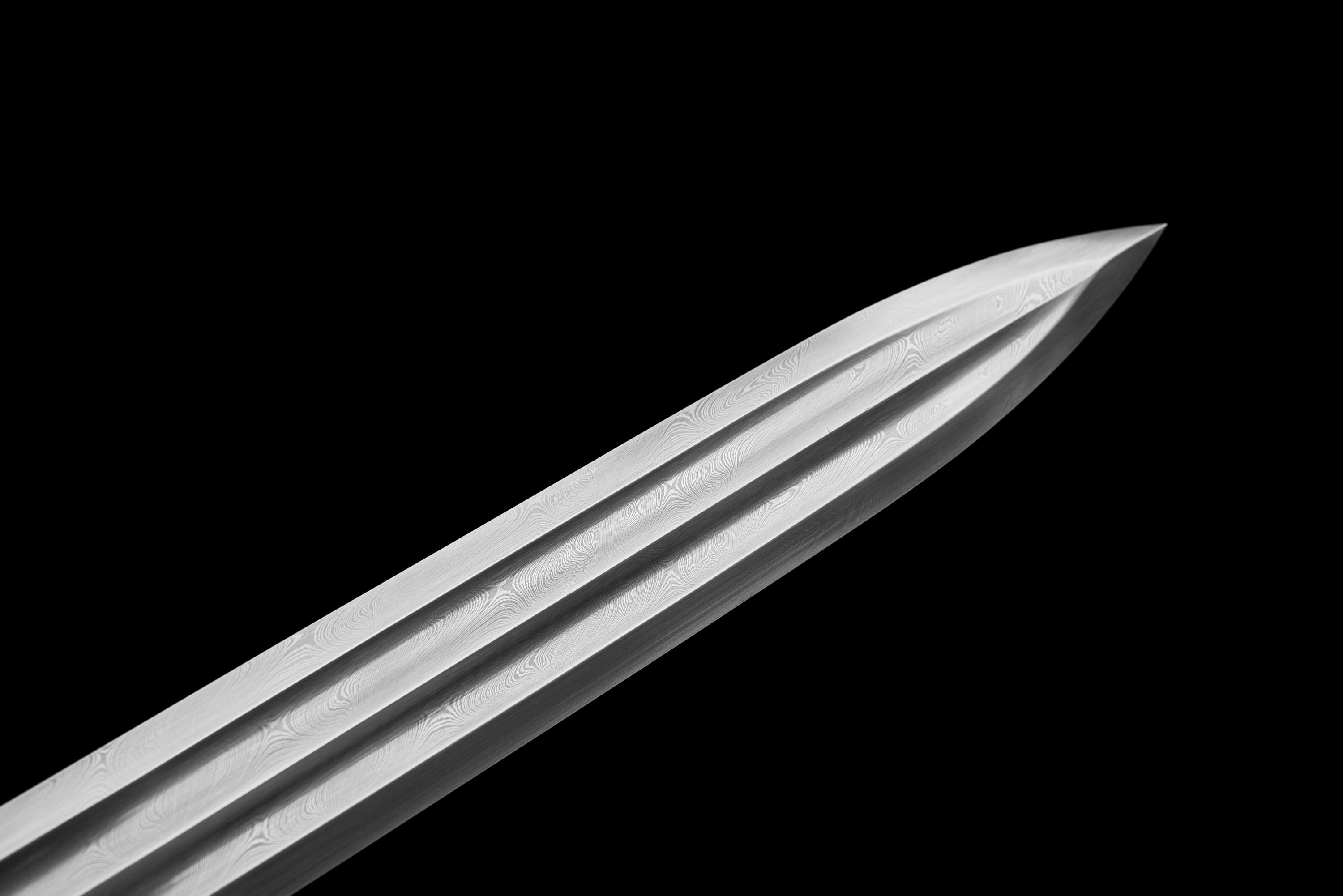 Sword, Han Sword, Handmade Samurai Sword Katana 1095 Steel Folded and ...