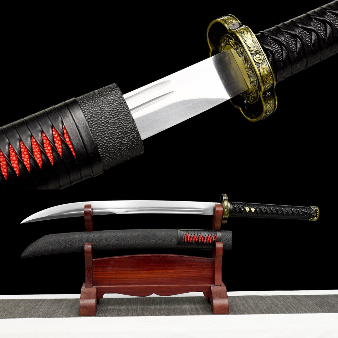 Embroidered Spring Sword Handmade Samurai Sword Japanese Katana Medium ...