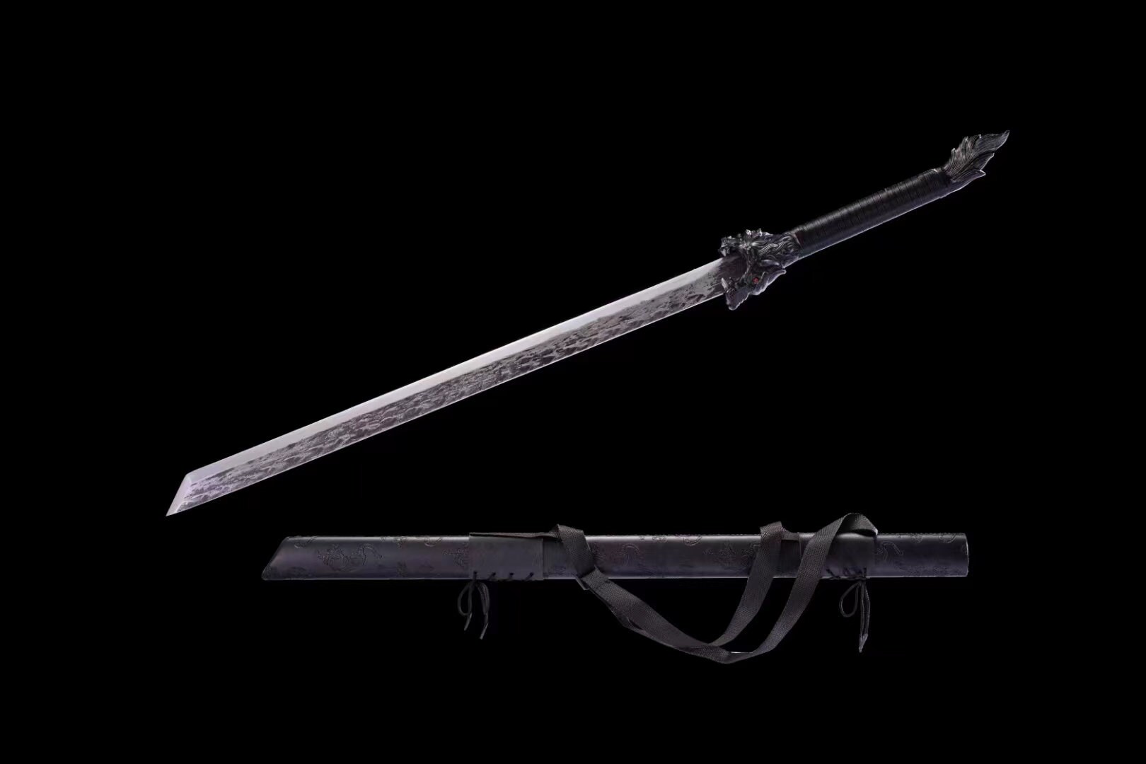 Backpackablesamurai Sword Japanese Katana Handmade Tang - Etsy