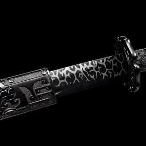 Embroidered Spring Sword,full Tang Samurai Sword Japanese Katana ...