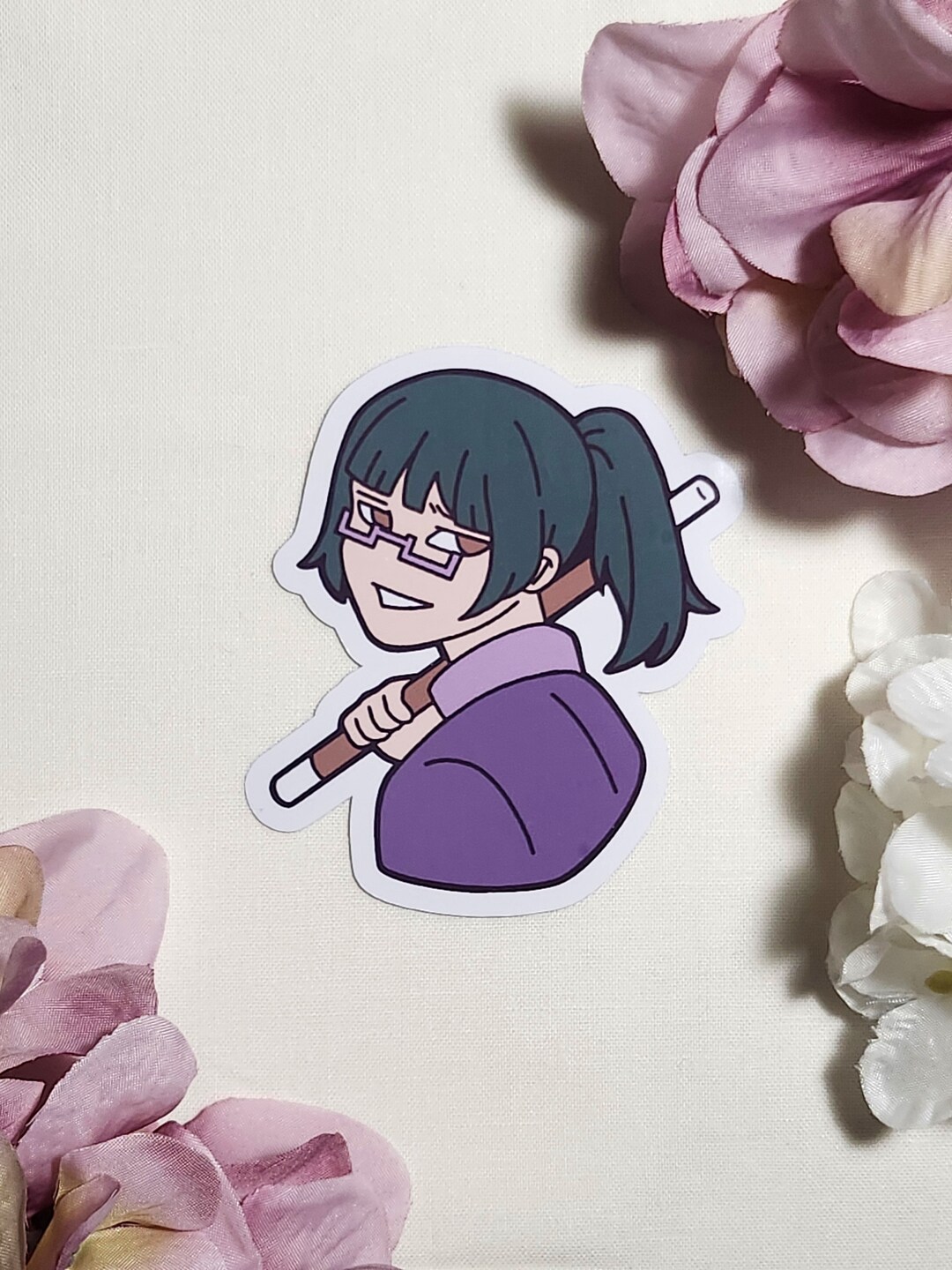 Girl Crush Sticker Glossy/water Resistant Chibi Anime Art Sticker Cute ...