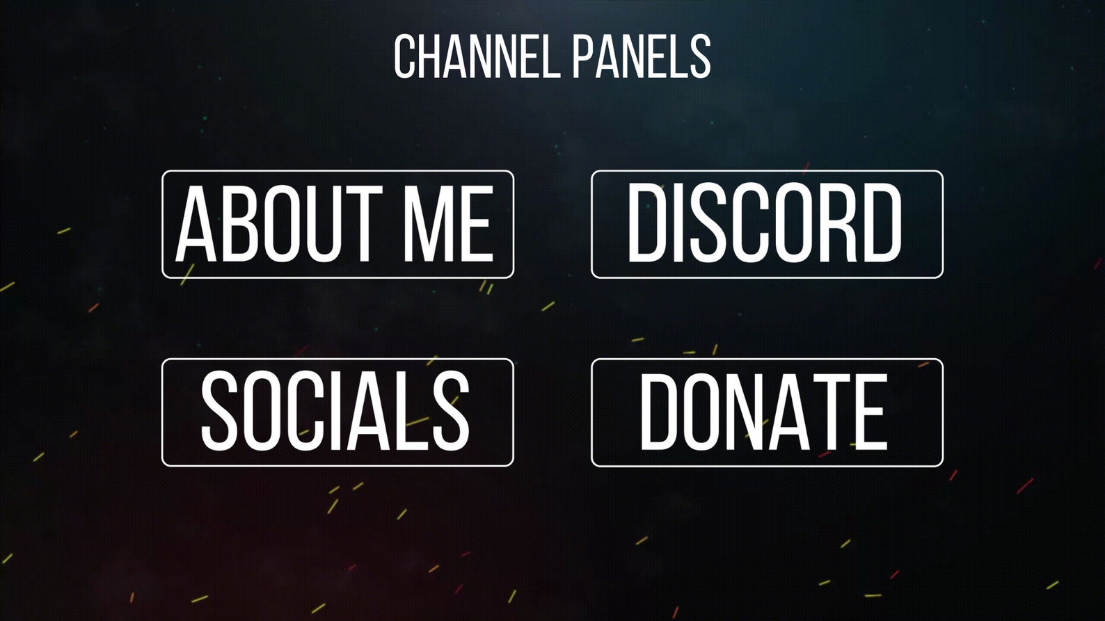 Dark Mode Animated Embers Twitch Overlay / Aesthetic & Unique ...