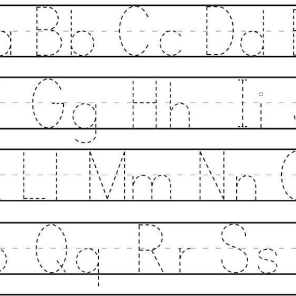 Printable Alphabet - Etsy