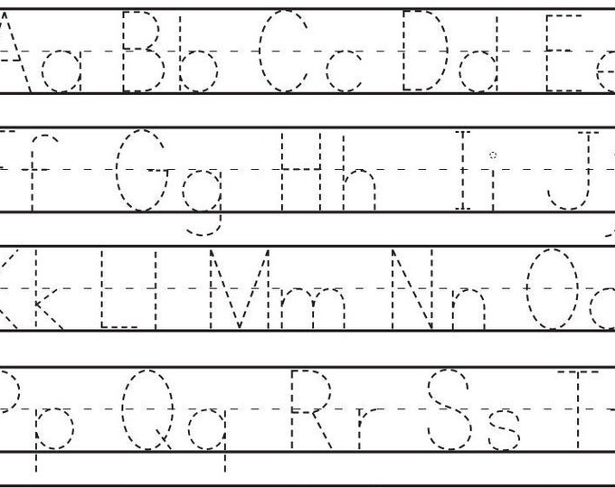 Upper & Lower Case Tracing - Etsy