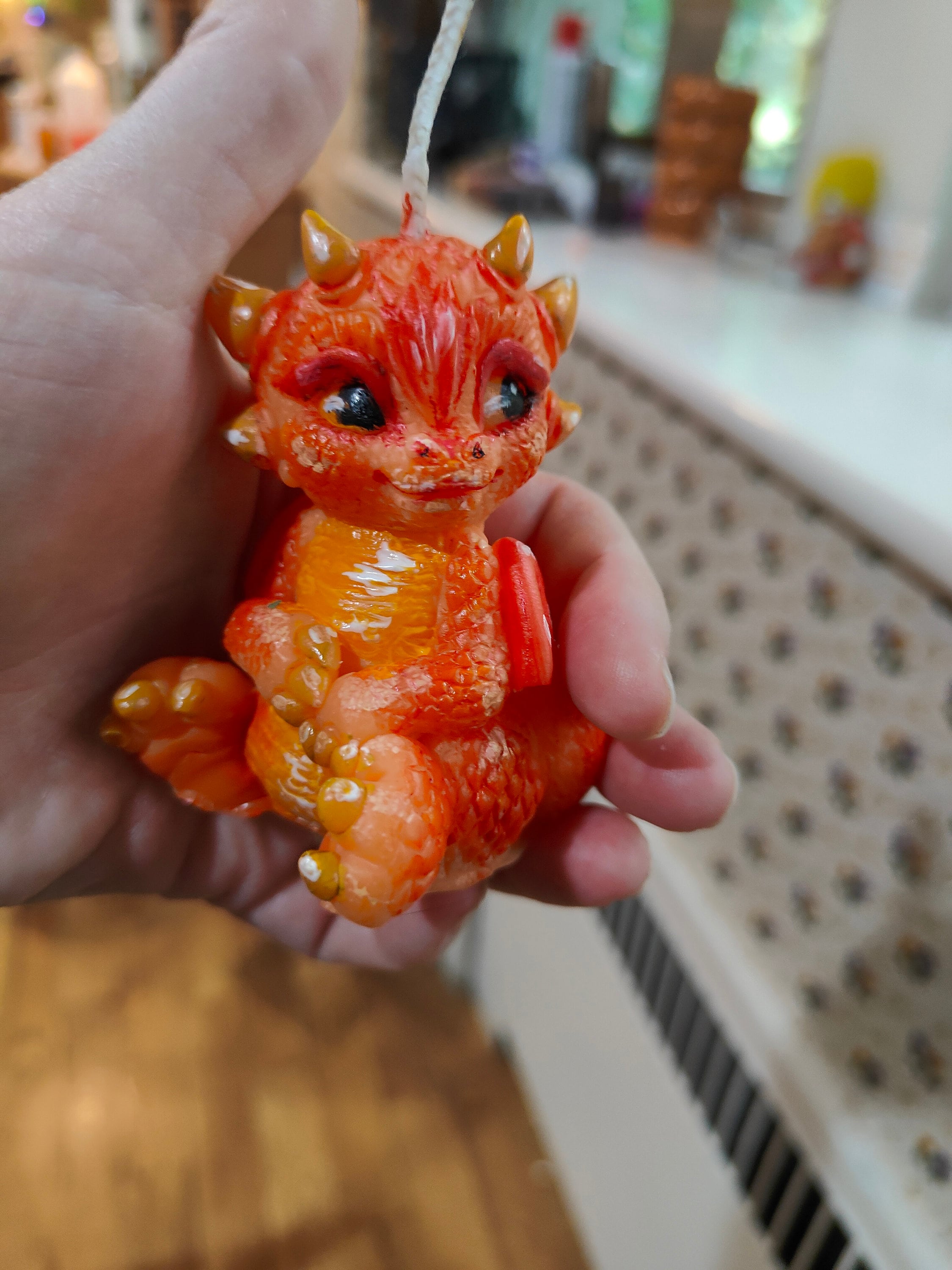Orange Baby Dragon Candle 50/50 Soy-paraffin Blend Unique - Etsy