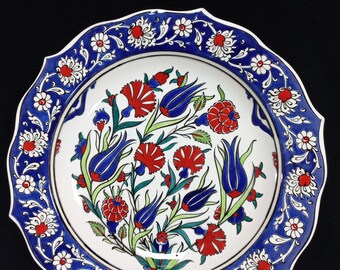 Turkish Ceramic Wall Decor - Etsy