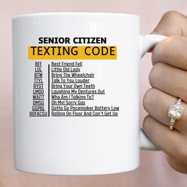 Funny Senior Mug - Etsy