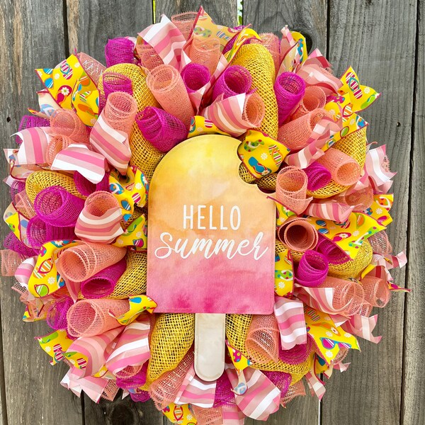Popsicle Wreath - Etsy