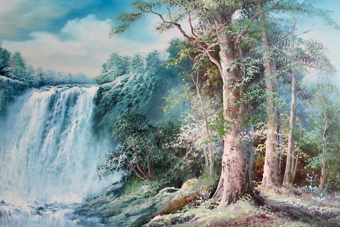 Original Landscape by Artist Kingman - Etsy