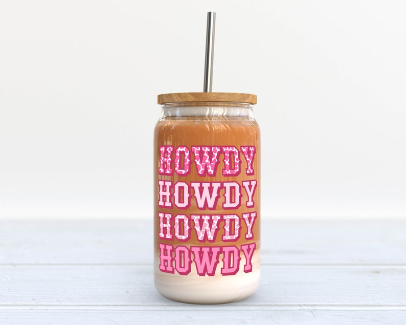 Pink Howdy PNG Files for Sublimation Designs Cowhide Western - Etsy