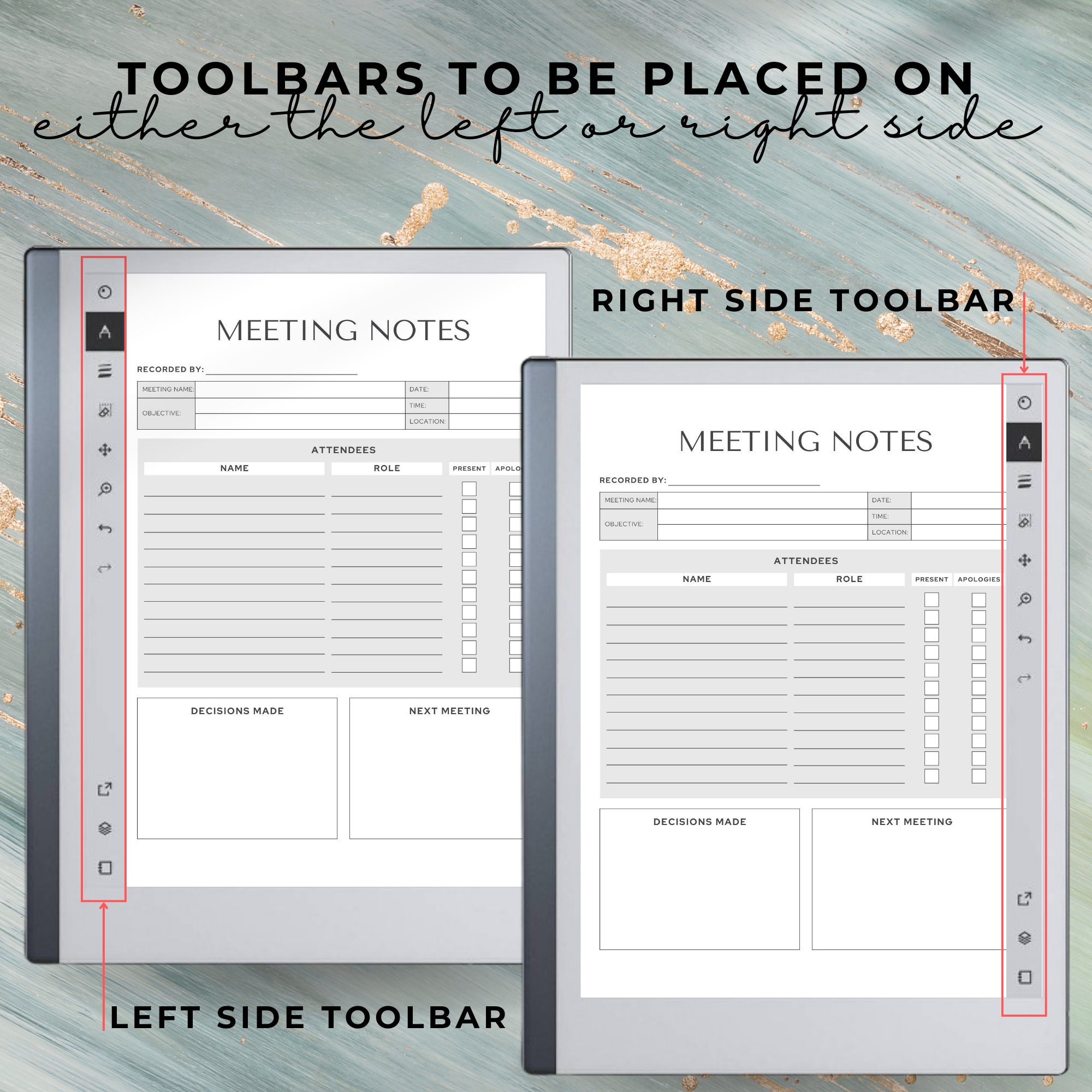 Remarkable Templates Remarkable Simply Meeting Notes Remarkable 2 ...