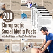60 Chiropractor Social Media Posts Templates Chiropractic Doctor ...