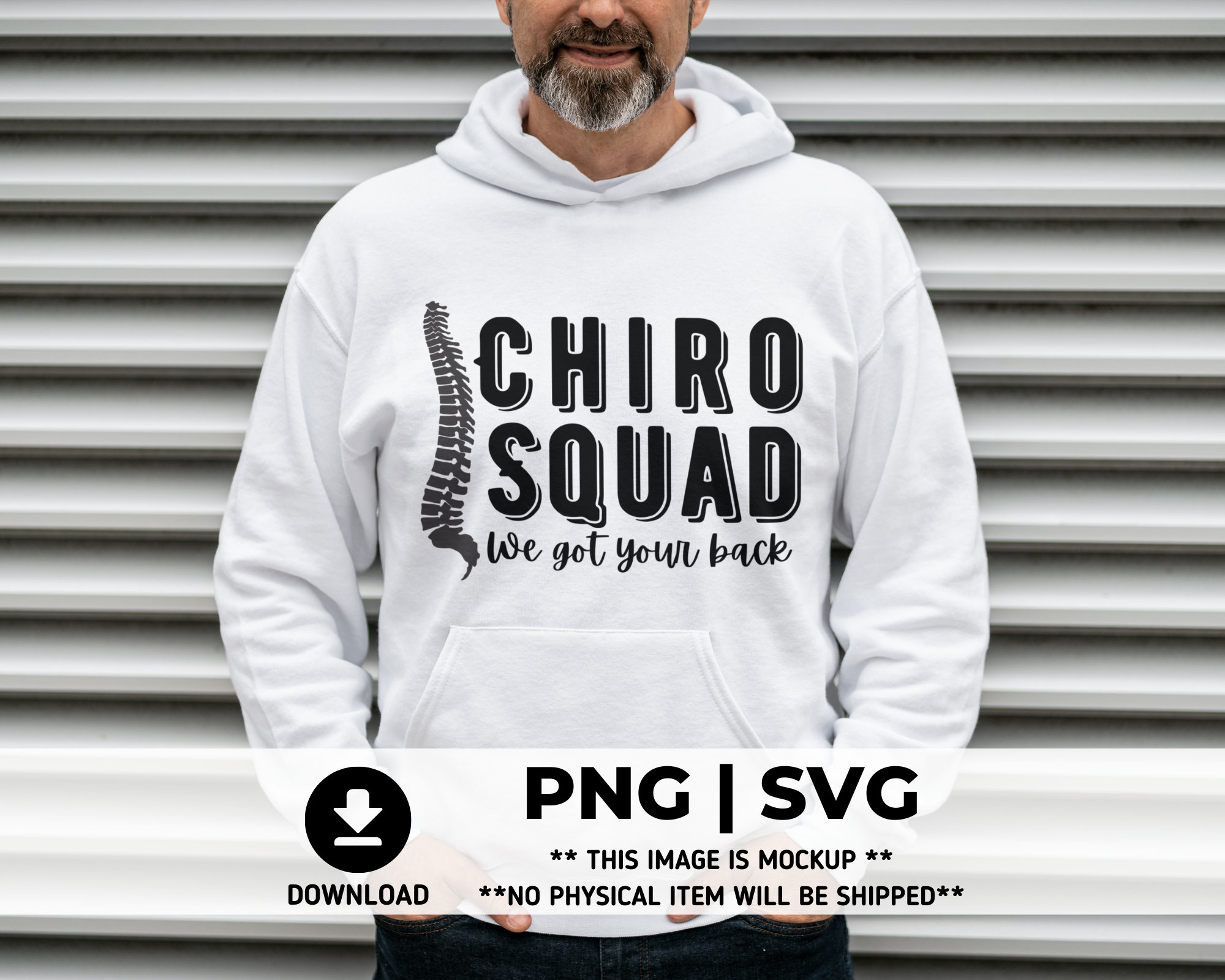 Chiropractor SVG and PNG for Making Chiropractic Gifts Such as a ...