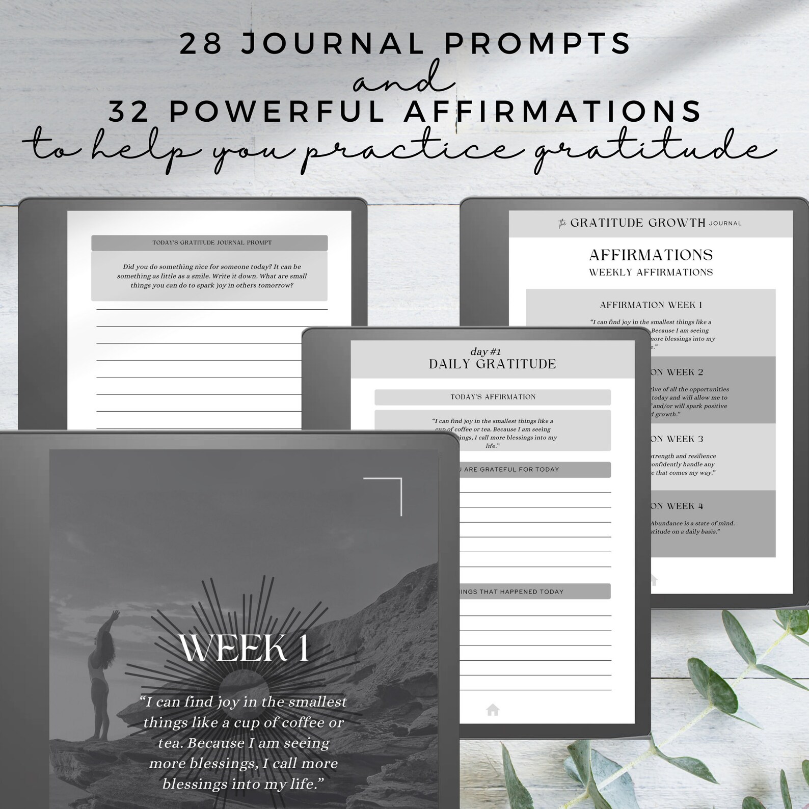 Gratitude Journal Made for Kindle Scribe Templates Kindle Scribe ...