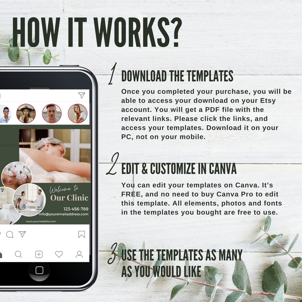 100+ Acupuncture Instagram Template Bundle | Canva Instagram Templates ...