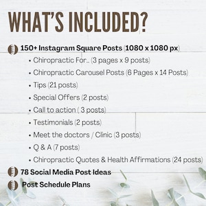 Chiropractic Social Media Templates for Chiropractors Instagram Post ...