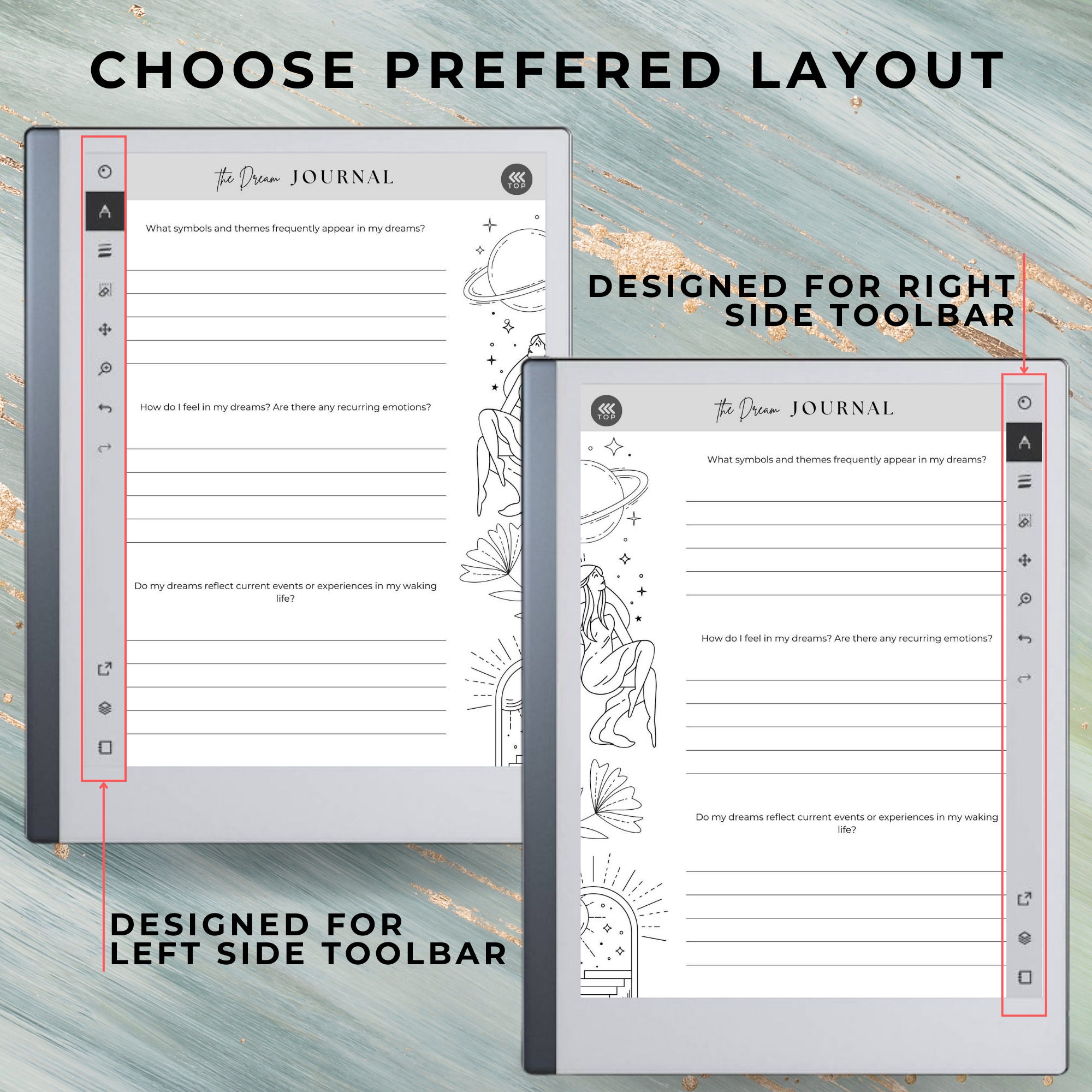 Remarkable Templates Dream Journal Remarkable Templates Remarkable 2 ...