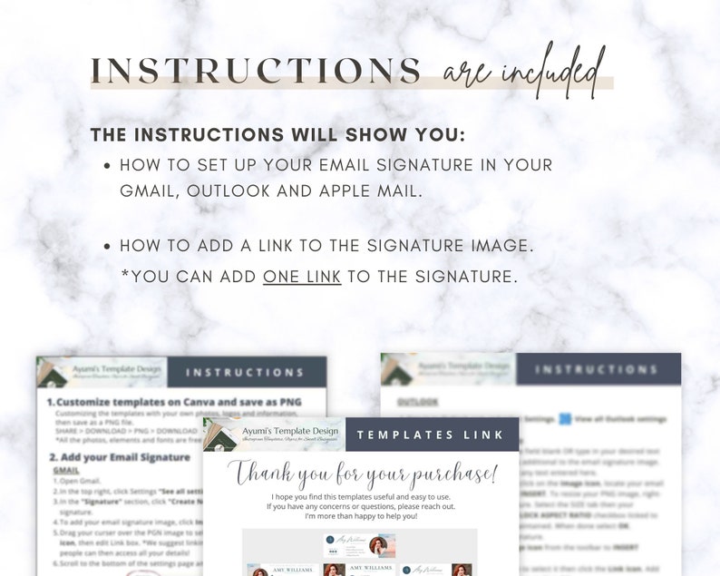 Email Signature Template Bundle for Coaches | Earthy Boho | Coaching ...