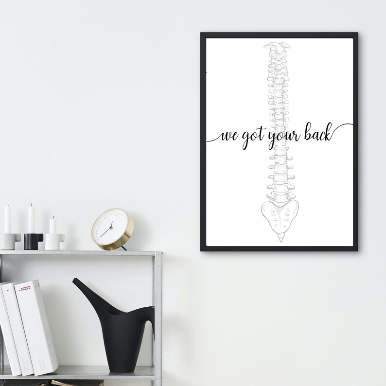 Chiropractic Wall Art Chiropractic Poster Perfect for Chiropractic ...