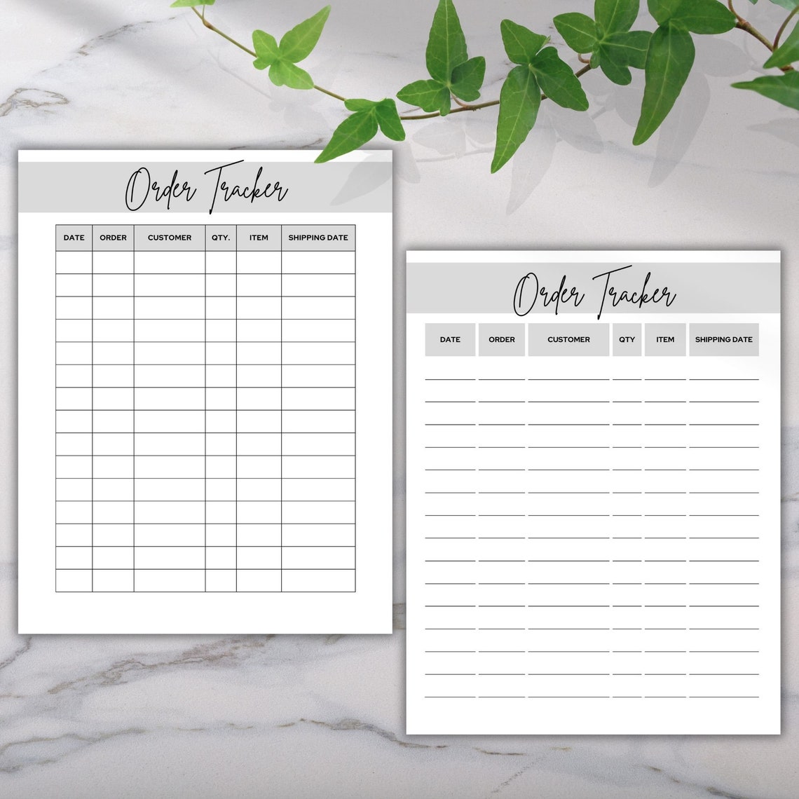 Customizable Bakery Order Form Bakery Invoice Templates for Bakery ...