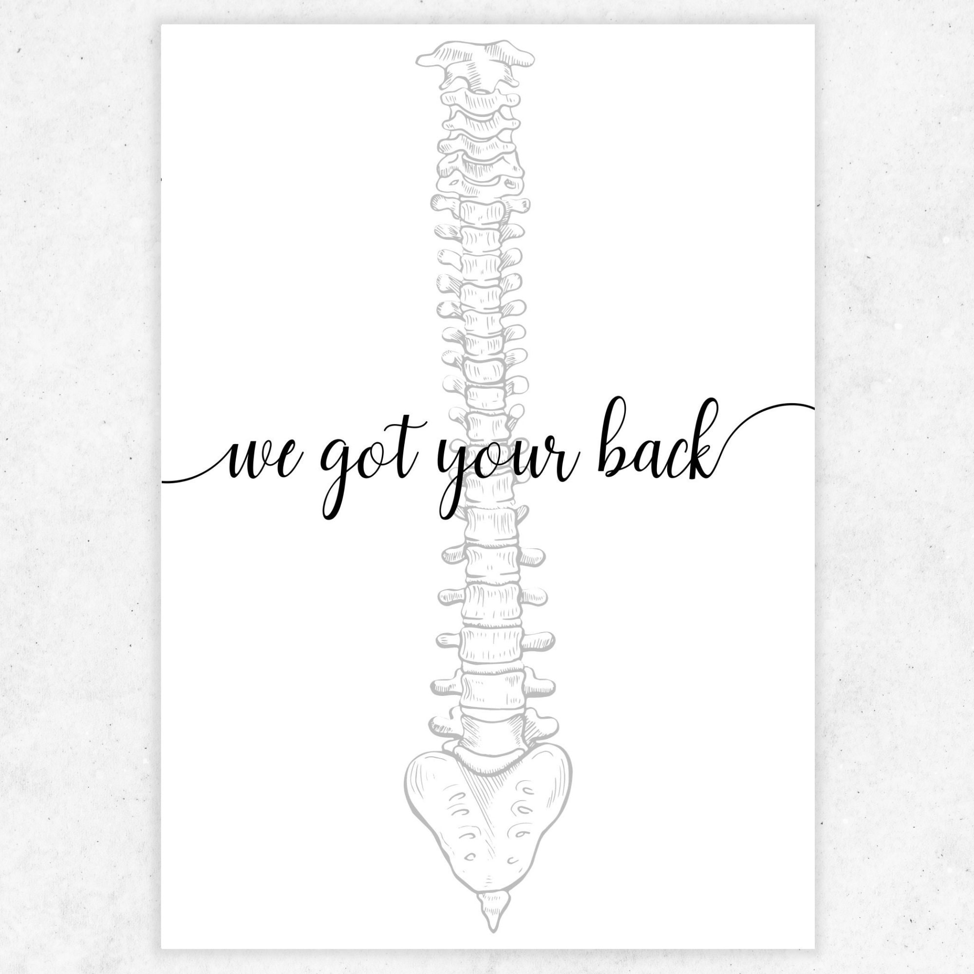 Chiropractic Wall Art Chiropractic Poster Perfect for - Etsy