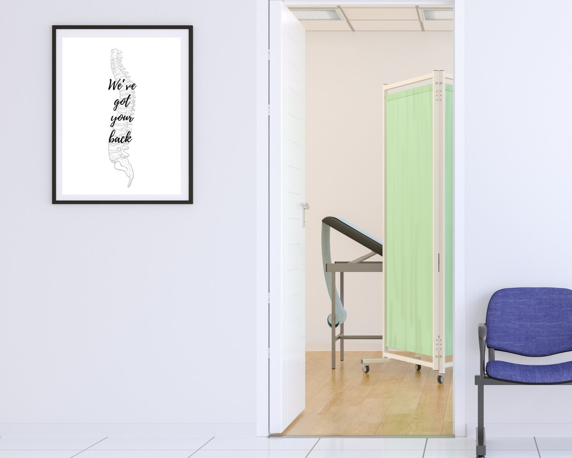 Chiropractic Wall Art, Chiropractic Poster, Download Printable Office ...