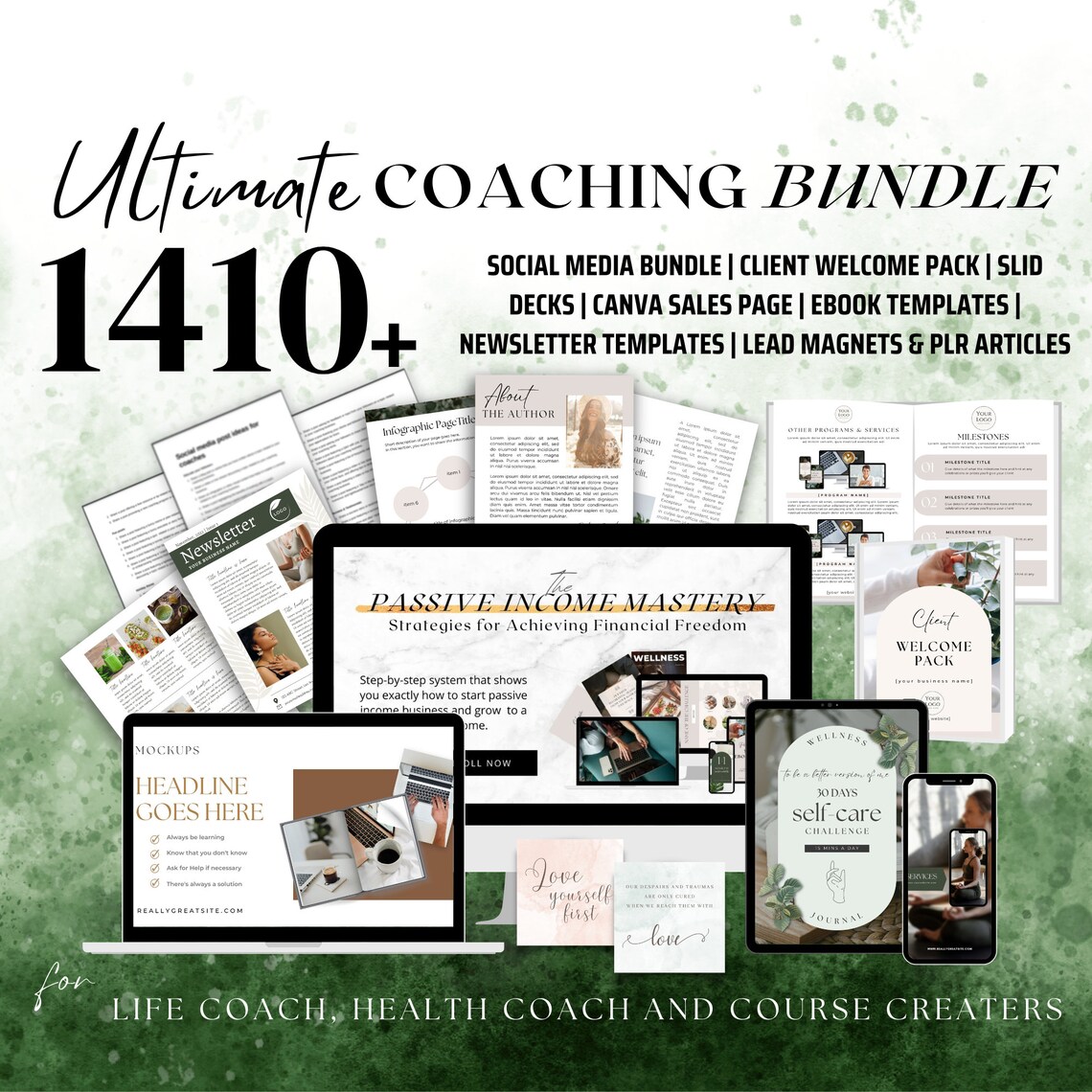 Ultimate Coaching Bundle for Life Coaches, Health Coaches Course ...