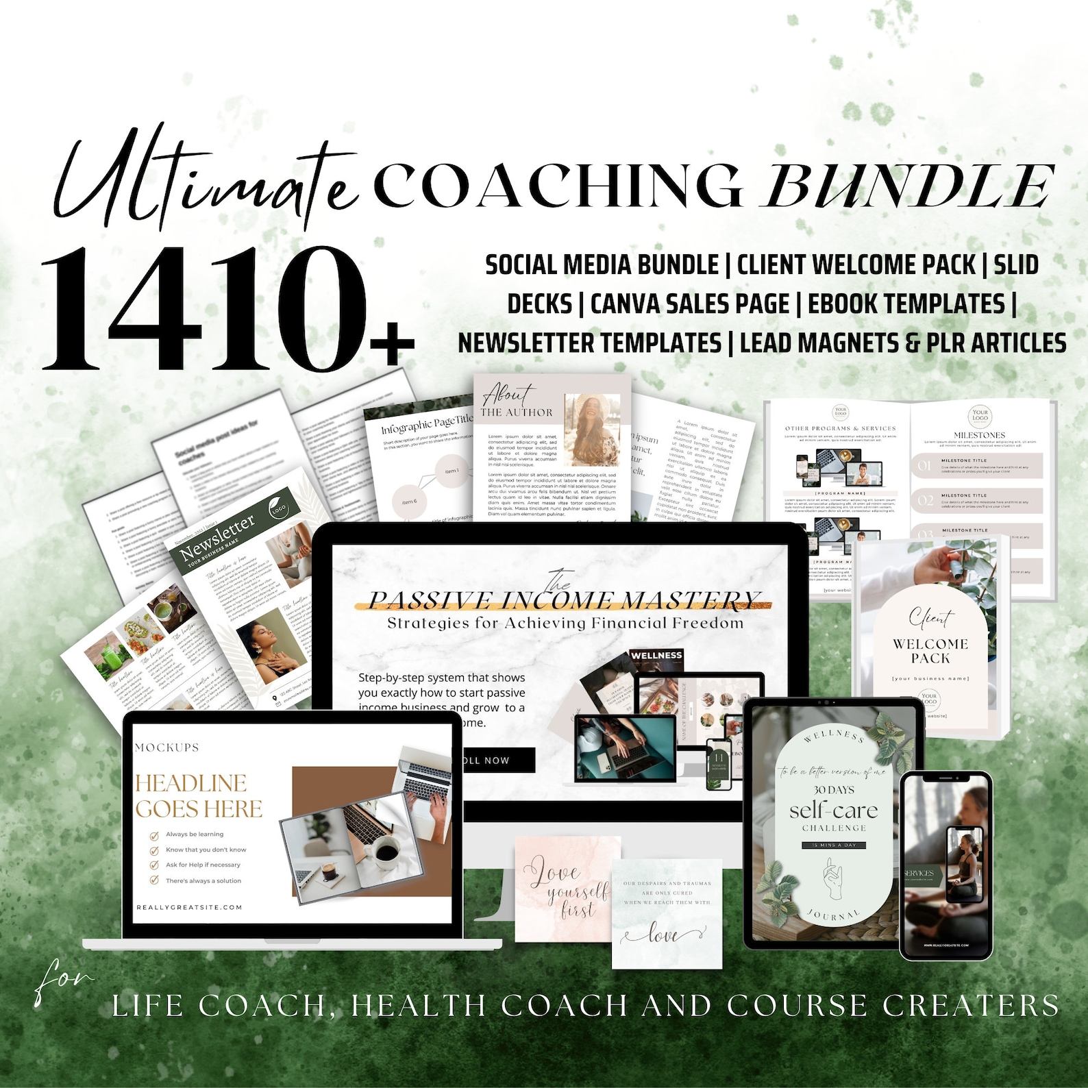 Ultimate Coaching Bundle for Life Coaches, Health Coaches Course ...