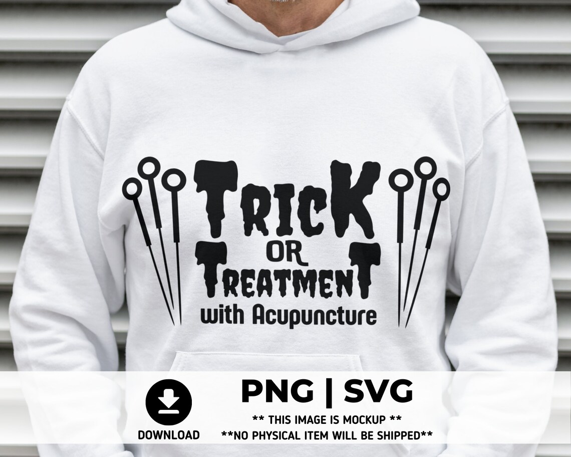 Acupuncture Halloween SVG and PNG for Making Acupuncture Gifts - Etsy