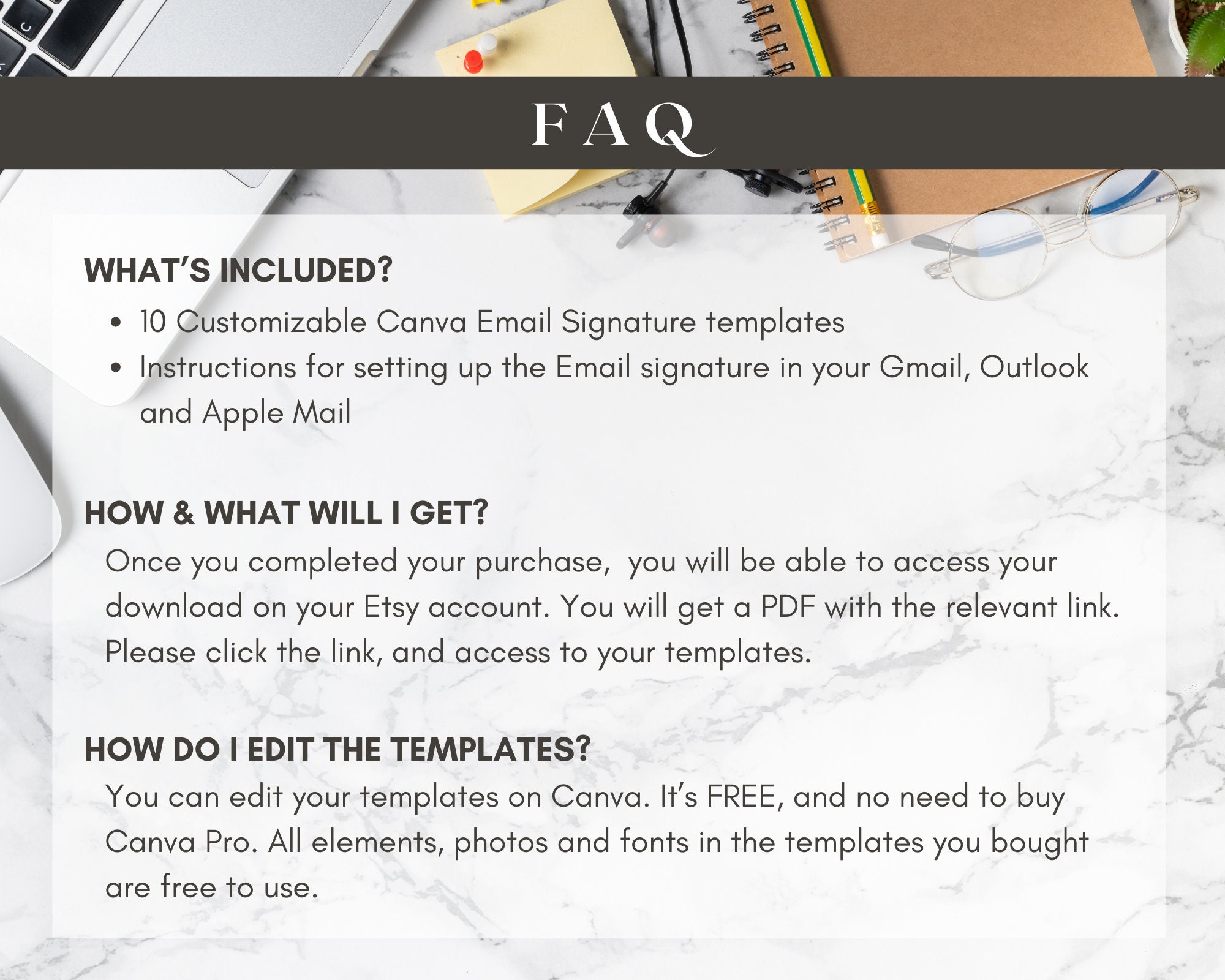 Email Signature Template Bundle for Coaches | Earthy Boho | Coaching ...