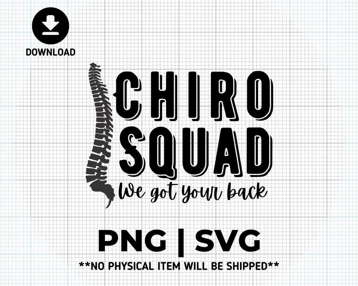 Chiropractor SVG and PNG for Making Chiropractic Gifts Such as a ...
