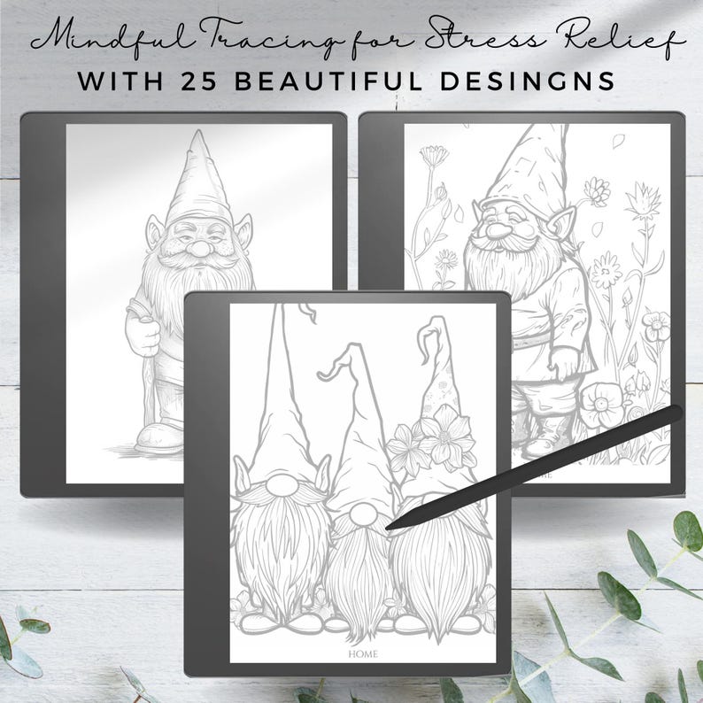 Mindfulness Tracing Book Made for Kindle Scribe Templates Kindle Scribe ...