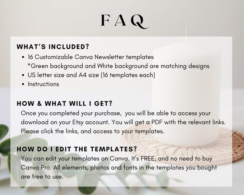 Newsletter Template Bundle for Wellness Business and Coaching Business ...