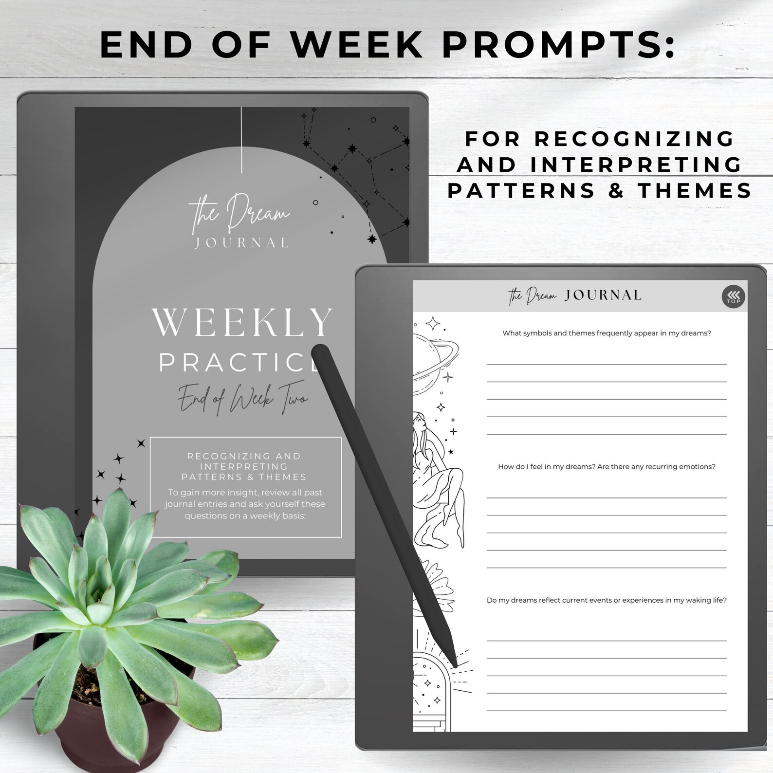 Dream Journal Made for Kindle Scribe Kindle Scribe Planner, Kindle ...