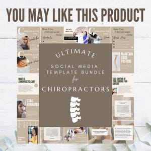 Chiropractic Social Media Templates for Chiropractors Instagram Post ...