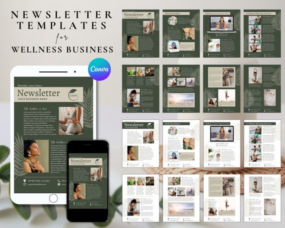 Wellness Newsletter Templates