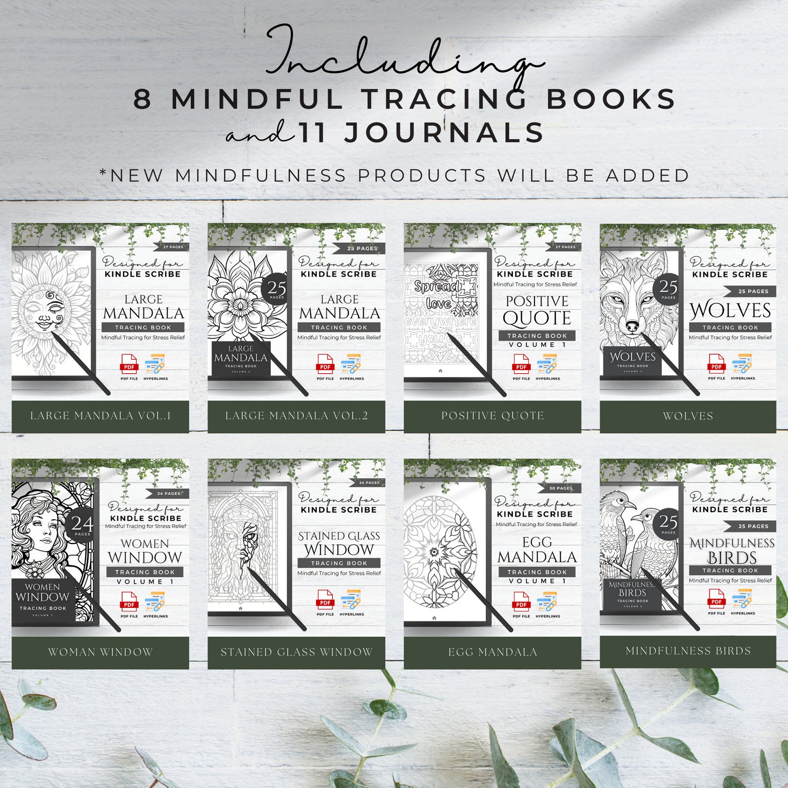 Mindfulness Bundle Made for Kindle Scribe Templates Kindle Scribe ...